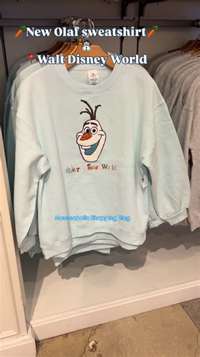 9.6K views · 246 reactions | ❄️⛄️凌New Olaf sweatshirt at Walt Disney World凌❄️⛄️ $64.99 • • • • • • • #waltdisneyworld | #wdw | #disneyworld | #olaf | #olaffrozen | #frozen | #doyouwannabuildasnowman | #disneyfashion | | #disneymerch | #disneymerchandise || #disney | #disneylife | #mouseaholicshopping | #disneystyle |#disneyblogger | #disneylifestyle | #disneyresort |#disneyparks | #mouseaholicshoppingblog | Mouseaholic Shopping Blog | Facebook