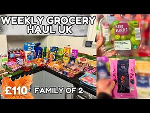 £110 Aldi Grocery Haul + Tesco & Asda | SAHM Weekly Food Shop