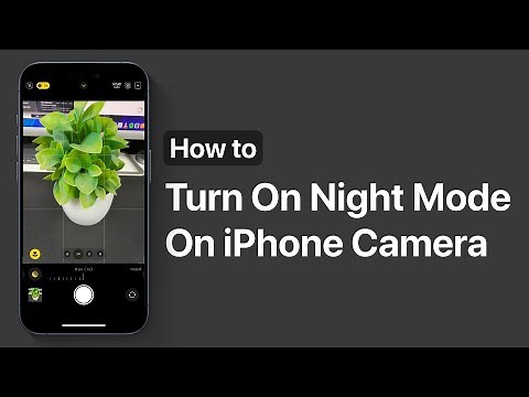 How To Turn On Night Mode In iPhone 16 Camera