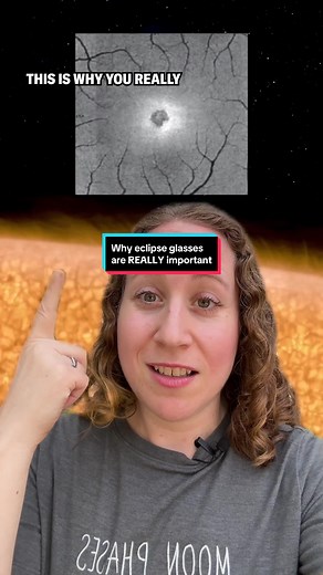 Seriously, though…don’t look at a partial eclipse without eclipse glasses!! In a matter of minutes, you could damage your vision for a lifetime. Senior space and physics editor Clara Moskowitz explains why eye damage from unprotected viewing can take days to reveal itself and how you can keep your eyes safe with the proper eclipse glasses. 🔗 Learn how solar eclipse glasses work at the link in our bio. Want to watch the eclipse from the comfort of your home? Join Scientific American LIVE from th