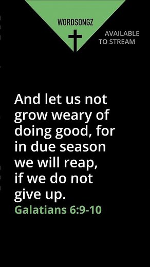 Galatians 6:9-10 – Scripture Song (Bible Verse Song) #shorts