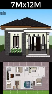 1M views · 9.8K reactions | House Design Plans 7x12 #housedesign #Homedesign #homeplanner #tinyhome #tinyhomedesign #Homeplan | Just 4you | Facebook