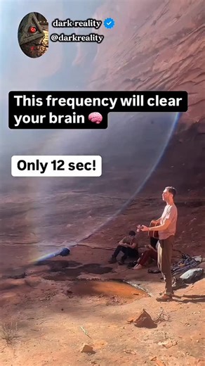 Dark Reality on Instagram: "🌀 This frequency will clear your brain in only 12 seconds. This is the 432 Hz Golden Ratio Frequency. 432 Hz is often described as a calming, harmonizing tone — but what makes this truly powerful is the golden ratio (1.618…). Instead of just one note, these sounds are layered with harmonics, each spaced using this universal proportion. 🌌 The golden ratio is nature’s design code: • The spiral in seashells and galaxies • The growth of flowers and plants • The pattern