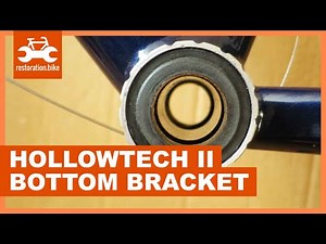 Hollowtech II bottom bracket removal and installation