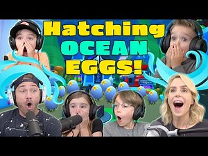 Hatching OCEAN EGGS!! We Play the Roblox Adopt Me Update! Best Pet Wins Special Surprise!