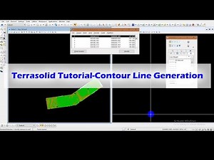 Terrasolid Tutorial - Contour Line Generation