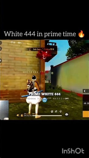 White 444 PRIME 🔥 Insane Hacks & God Headshots in Free Fire