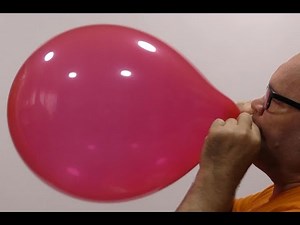 Red Blow To Pop Balloon Video Tangobaldy™