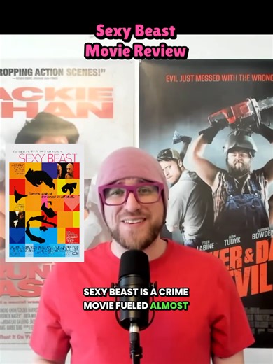 British Crime Pressure Cooker: Sexy Beast (2000) A retired safecracker enjoying a quiet life is dragged back into the criminal world by a terrifyingly volatile visitor. This spoiler-light review highlights the suffocating tension, razor-sharp dialogue, and Sir Ben Kingsley’s unforgettable performance in a crime film that’s all about menace, control, and inevitability. #rosecoloredfilmreviews #moviereview #movierecommendation #sexybeast