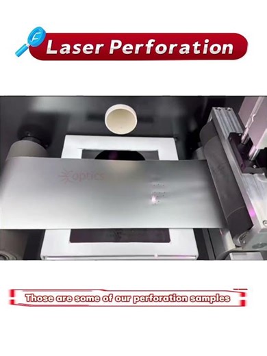 part of perforation samples from Coptics Laser
