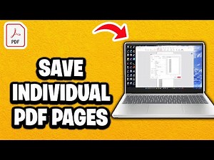 How To Save Individual Pages From PDF - Fastest Guide