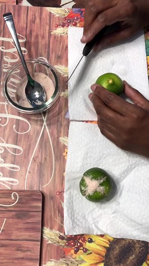 Energy Clearing with Lime and Salt for Manifestation