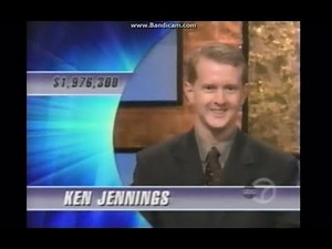 Jeopardy, intro - Ken Jennings DAY 59 (10/25/04)