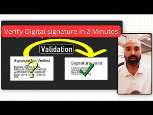 How to Verify PDF Digital Signature in 2 Minutes #adobe #pdf #digitalsignature