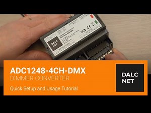 ADC1248-4CH-DMX: DALI, DMX, Modbus LED Converter - Dalcnet