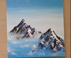 59K views · 2.4K reactions | Acrylic Painting Technique Using Scissors - MAY Art. | Art Skills | Facebook