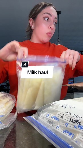 Breastfeeding Milk Stash Haul for My Son | Breastfeeding Hacks