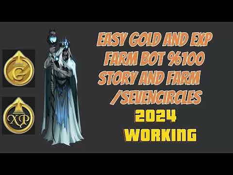 EXP AND GOLD FARMING BOT - FAST AND EASY - 2024 WORKING