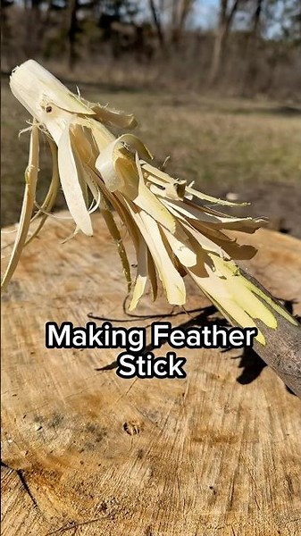 Easy Way to Make Feather Stick