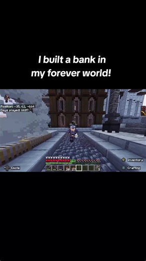 I built a bank in my Minecraft forever world! #Minecraft #minecraftbuilds #minecraftbuilding #minecraftideas #minecraftcreative #minecraftinterior #buildingideas #buildinspiration #foryou #Minecraft #fyp #buildingcommunity #minecrafttiktok #batman #fyppppppppppppppppppppppp #Minecraft #minecrafter #viral