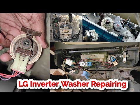 LG FULLY AUTOMATIC WASHING MACHINE REPAIR || Pressure switch || Inlet valve || PCB Repair, Lg Washer