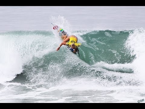 Heat Highlights - Bethany Hamilton Surfing San Diego, Supergirl Pro 2013 Oceanside