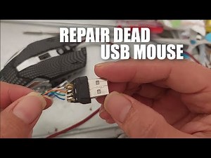How to repair USB Mouse Not working / Dead.- Solved