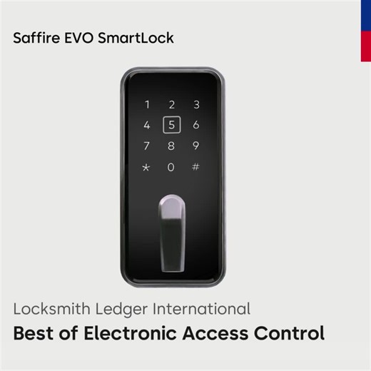 We're proud to share that Saffire EVO Smart Lock has been named Best of Electronic Access Control in Locksmith Ledger International's Best of 2025 edition. This recognition highlights the innovation, reliability, and expertise behind Saffire EVO. Thank you to our teams whose commitment continues to move innovation forward. Read more: https://dk.world/3YHUN3v #dormakaba #ForEveryPlaceThatMatters #SaffireEVO | dormakaba Americas