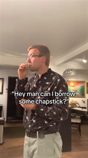 This dry Denver air is TOUGH #rubymazur #artgallery #artofinstagram #gallerylife #fineart #denver #colorado #art #chapstick #lips | Fascination St. Fine Art Gallery