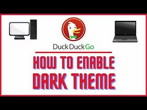 How To Enable Dark Theme On The DuckDuckGo Web Browser | PC Tutorial