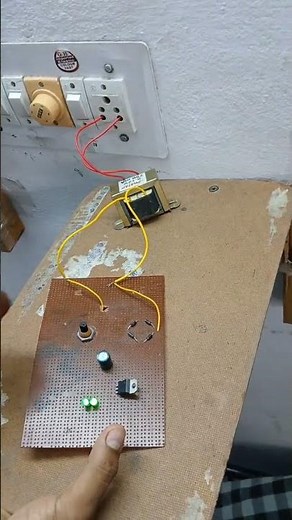Simple Power Supply Project with Transformer | DIY Electronics on Breadboard