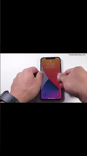 iPhone 12 Screen Protector Install #Shorts 👍 💥