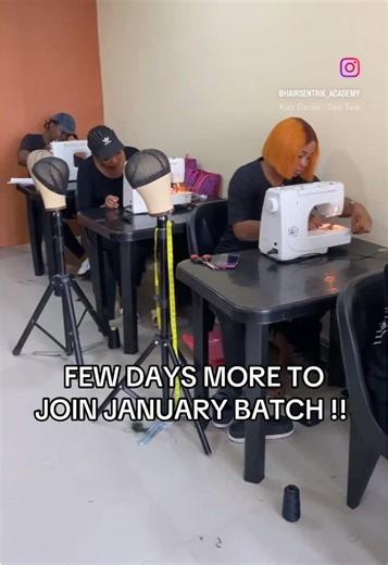 Registration is currently on going ! Classes resume on the 13th of January 2026. Tuition fees change of price effective from January 3rd 2026 We’re located at Jakande lekki Lagos At Hairsentrik School of Beauty and Cosmetology, our diplomas are designed to meet professional standards in cosmetology! We also offer short course certifications like -Sewing machine wig making upgrade -Hairstyling upgrade -Braiding upgrade - Frontal and closure installation -Professional coloring as well as online co