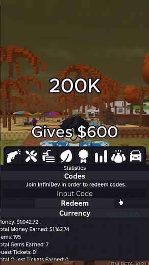 Codes in UTM #roblox #ultimatetownmultiplayer #codes