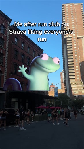Lizard Running Memes for Strava Enthusiasts
