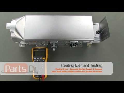 Samsung Dryer Heating Element DC97-14486A - How To Test