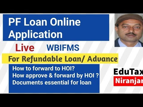 PF Loan Online live Application proces from WBIFMS . P F লোনের জন্য অনলাইনে কিভাবে আবেদন করবেন?