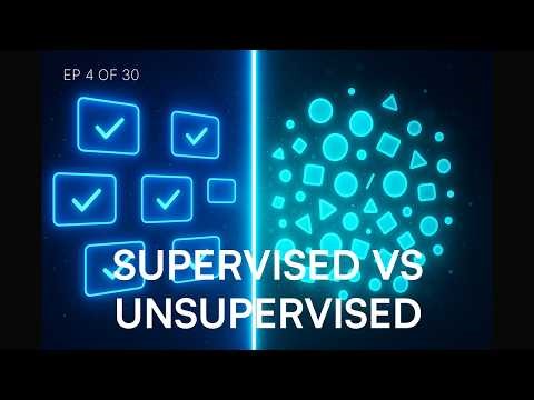 Supervised vs. Unsupervised Learning in 60 Seconds | Zero to Hero EP 4