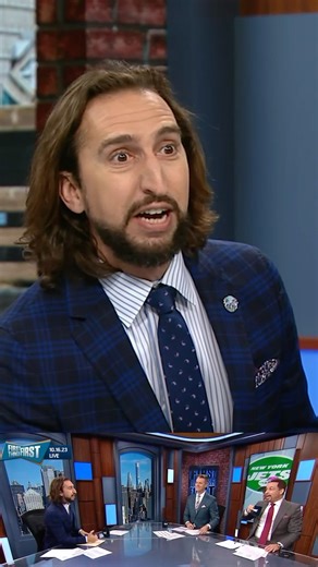 23K views · 527 reactions | I try to be curious and not judgmental. Nick challenges Aaron Rodgers to a debate about his “comeback” 藍 | First Things First on FS1 | Facebook