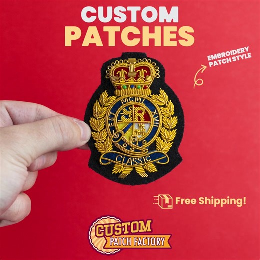 23K views · 550 reactions | Create high-quality custom patches to showcase your brand, event, or personal style. Choose from embroidered, woven, or PVC options for a perfect finish. | Custom Patch Factory | Facebook