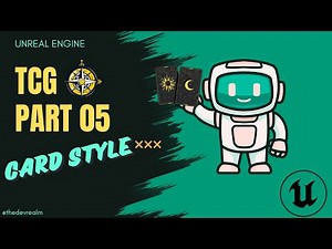 Unreal Engine - TCG game tutorial - Part 05 - Card Style