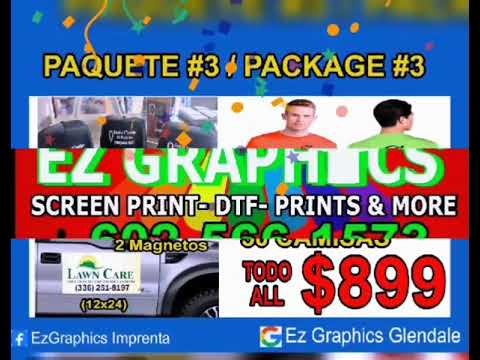 Ez graphics Glendale promotions