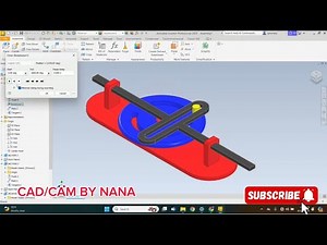 AUTODESK INVENTOR ASSEMBLY AND ANIMATION TUTORIAL (BEGINNER FRIENDLY) - SLOT LINK MECHANISM