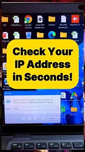 How to Check Your IP Address in Seconds No Apps Needed! #pctips #techhacks #wifi #windows11 #techtip