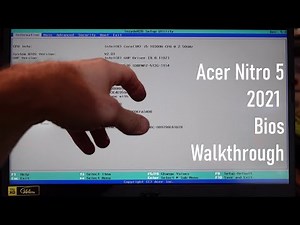 Bios Walkthrough of the Acer Nitro 5 2021 10300H / 3060