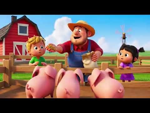 The Farmer in the dell Nursery Rhymes for Kids360p