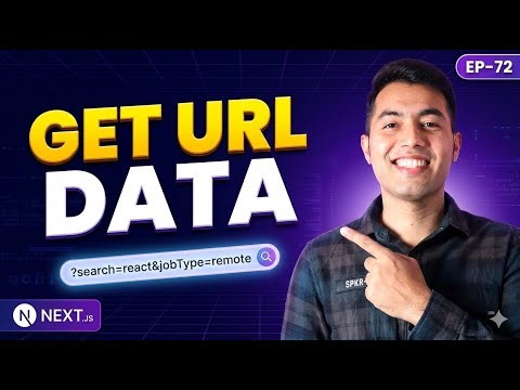 Next.js Get URL Data & searchParams Explained | Job Portal EP-72