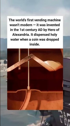 ⚙️ The First Vending Machine