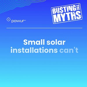 15 reactions | Think small solar installations don't matter? Think...