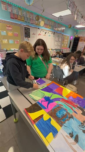 In Mrs. Rogers’ 5th grade ELA classroom, students honored Dr. Martin Luther King Jr. by combining writing, STEM thinking, and collaboration. Students wrote about acts of kindness as solutions to real-world problems and worked together to complete a collaborative Martin Luther King Jr. poster that represents his message of peace, fairness, and service. We are so proud of their teamwork and thoughtful learning! #ThisIsHMS #HMSLeads #HMSSTEM #MLKDay | Holtville Middle School